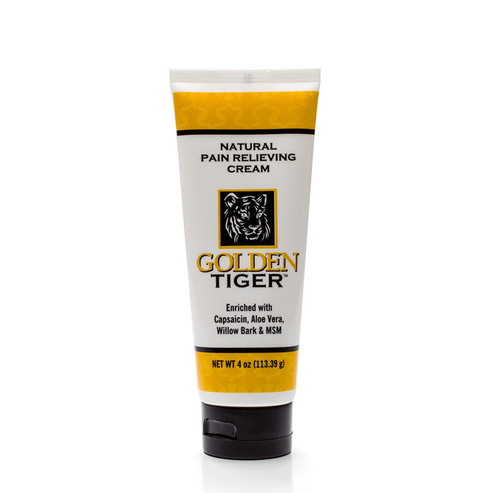Golden Tiger All Natural Pain Relief Cream, Body Lotion & Massage Oil